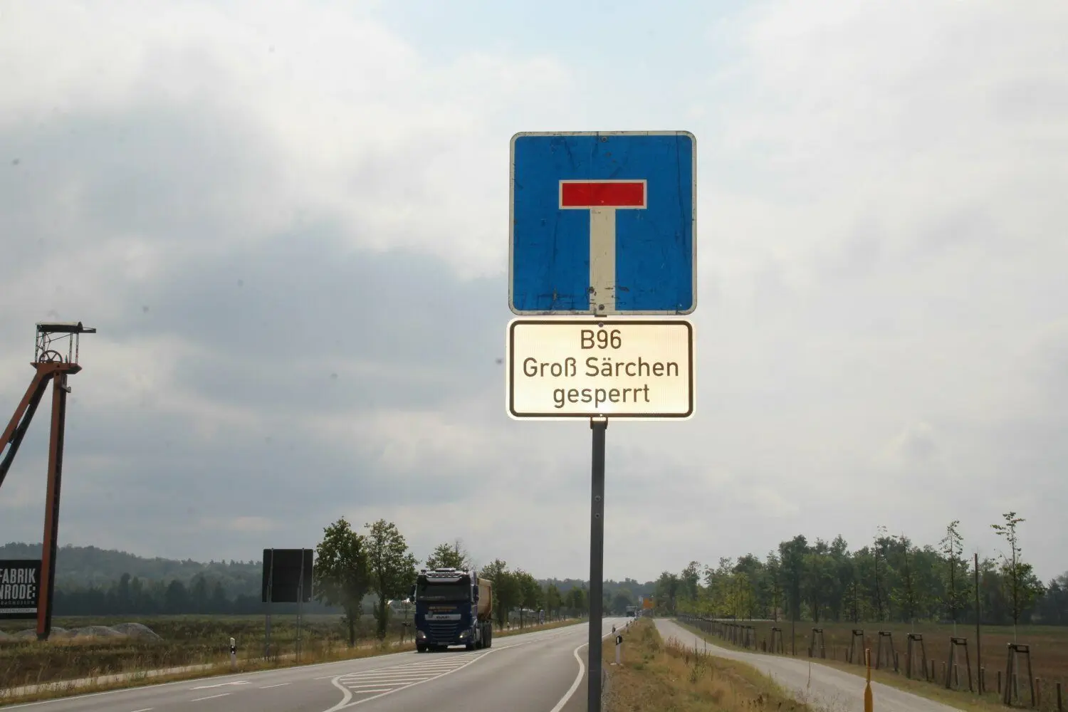 Sperrung B96: Halbzeit an der Mega-Baustelle in Groß Särchen – so geht ...